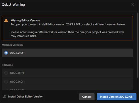 Why There Is No Feature To Install Exact Unity Version Unity Engine
