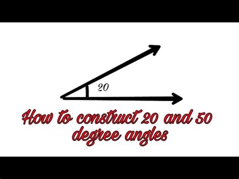 20 Degree Angle