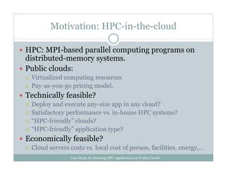 Nasa Hpc In The Cloud Ppt