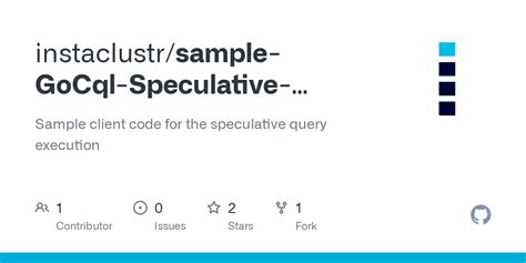 Github Instaclustrsample Gocql Speculative Execution Sample Client Code For The Speculative