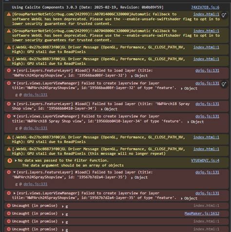 solved an error occurred loading this layer in map viewer esri