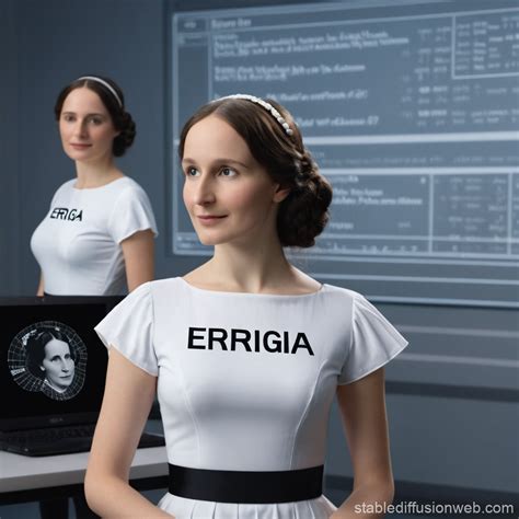 Ada Lovelace In A Youthful Portrait Stable Diffusion Online