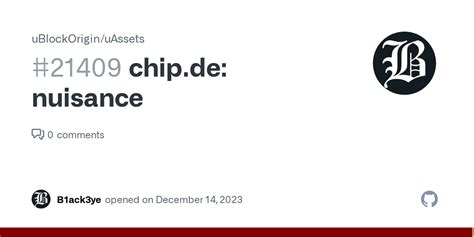 Chipde Nuisance · Issue 21409 · Ublockoriginuassets · Github