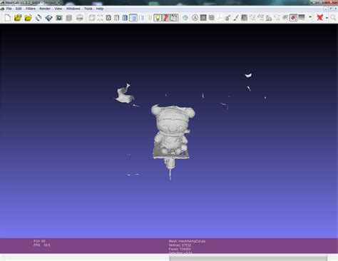 Meshlab（selection） Pointcloud