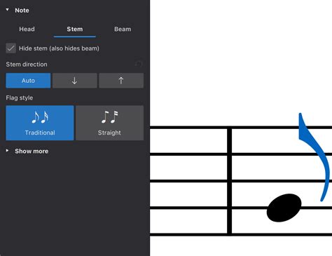 Inspector Hide Stem Option Should Also Hide Note Flags · Issue 10672 · Musescoremusescore