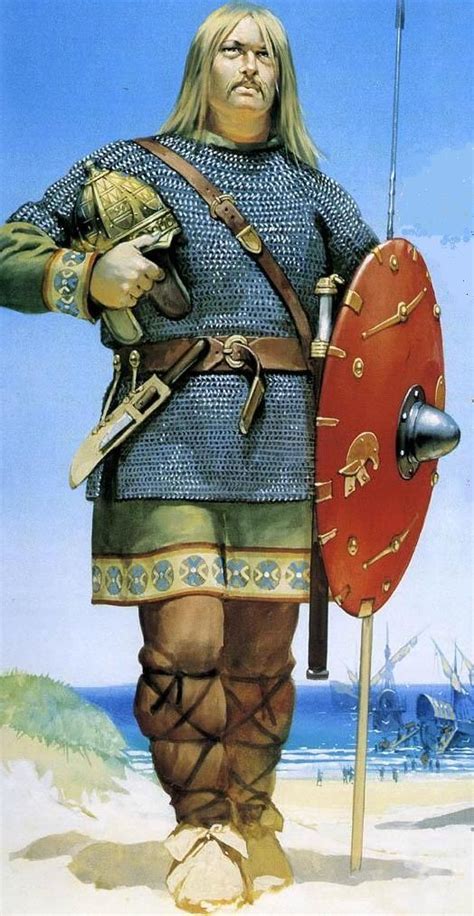 Guerrier Ostrogoth Ancient Warfare Ancient Warriors Celtic Warriors