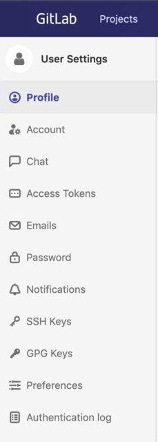 Gitlab But No Settings Applications Menu Stack Overflow