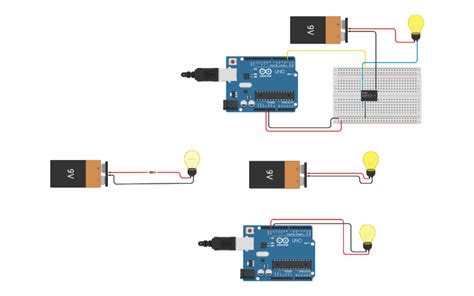 Circuit Design Relay Tinkercad