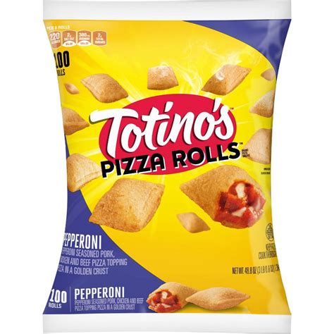 Buy Totinos Pepperoni Frozen Party Pizza 408oz4pk In United