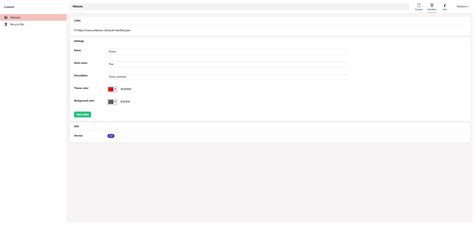 Apparare Manifest JSON Our Umbraco