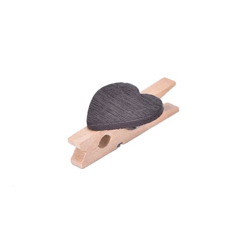 20 шт упак мини сердца деревянная прищепка для фото Бумага зажимы колышек Pin ремесло Почтовые