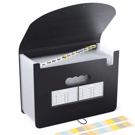 Bluepower Expanding File Folder 12 Pockets Accordian File Organizer Plastic Desertcart Botswana