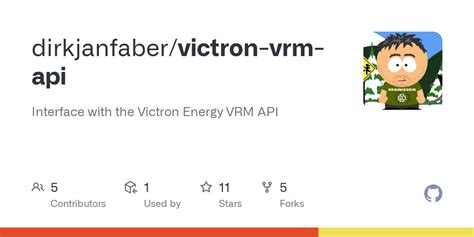 Github Dirkjanfaber Victron Vrm Api Interface With The Victron Energy Vrm Api