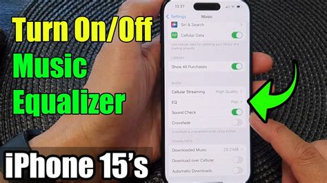 IPhone Pro Max How To Turn On Off Music Equalizer YouTube