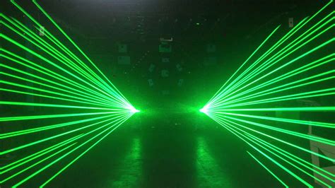 Green Laser Light Show