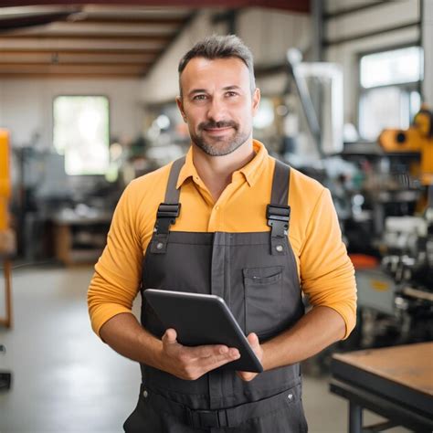 Premium Photo Man At Work Neutral Background Setting