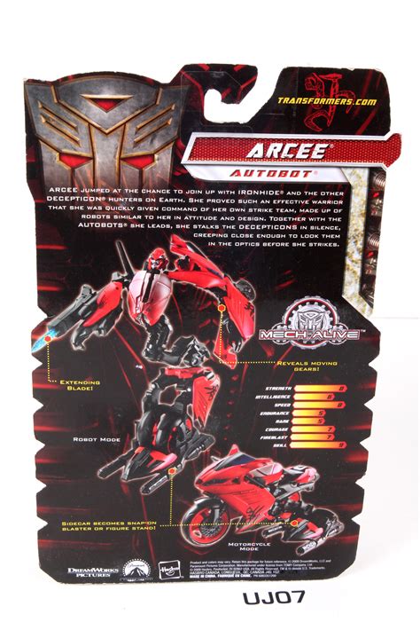 Sealed Transformers® Movie Revenge Of The Fallen Rotf Deluxe Class Arcee Sku 345827