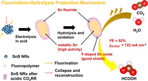 Protection Of Sn Based Electrocatalysts Via Fluorination Ensuring Efficient Electrochemical Co2