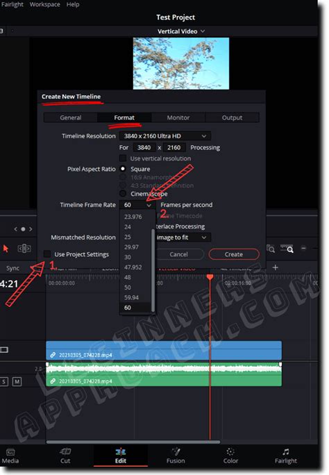 DaVinci Resolve Change Timeline Frame Rate Fixes 2025