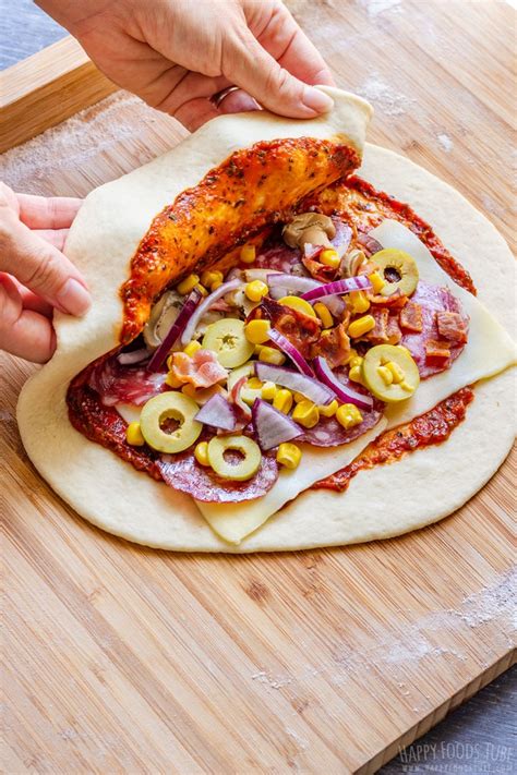 Easy Calzone Pizza Recipe Happy Foods Tube