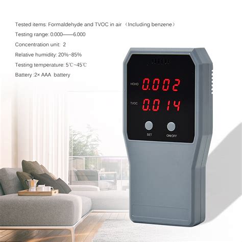 Air Monitor Formaldehyde Detector Pollution Meter Vicedeal