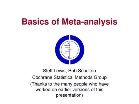 PPT Basics Of Meta Analysis PowerPoint Presentation Free Download ID 1271331
