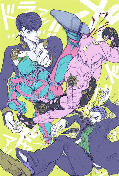 Mitsuru 91000 Crazy Diamond Higashikata Josuke Kawajiri Kosaku Killer Queen Kira