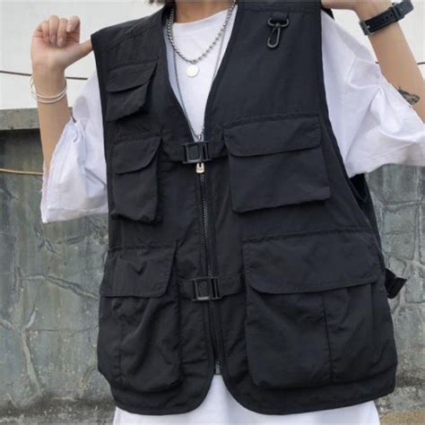 Pldsp102 เสื้อผู้ชาย เสื้อผู้ชายเท่ๆ เสื้อกั๊กแคมป์ปิ้ง เสื้อกั๊กเดินป่า ผ้าบางใส่สบายไม่ร้อน