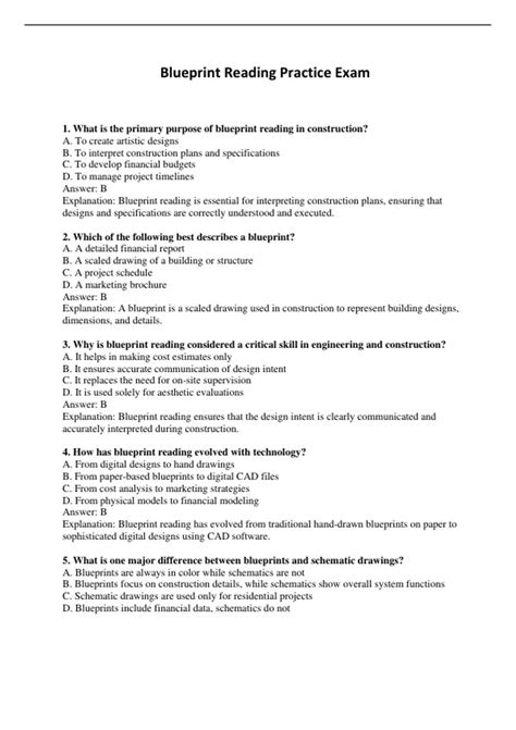 Blueprint Reading Practice Exam Computers Stuvia Us Blueprint Reading Practice Exam Computers Stuvia Us