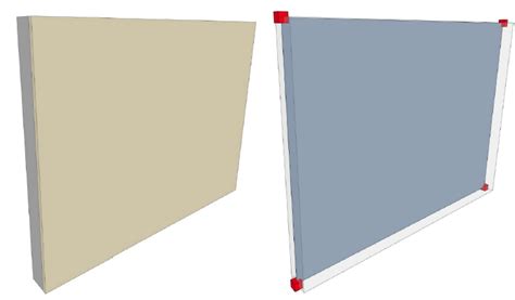 2d members slab wall roof
