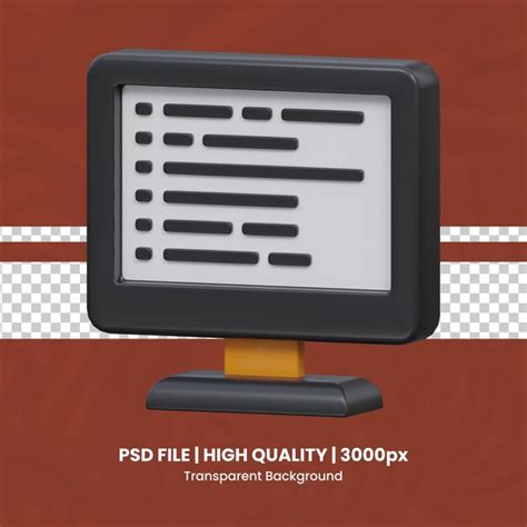 Premium PSD 3d Coding Cyber Security 3d Set Transparent Background Psd