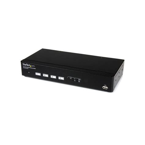 StarTech Com Port USB DVI KVM Switch With DDM Fast Switching Technology And Cables StarTech
