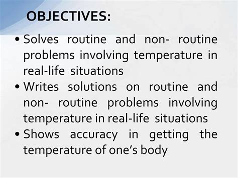 Math5solves Routine And Non Routine Problems Involving Temperaturepptx