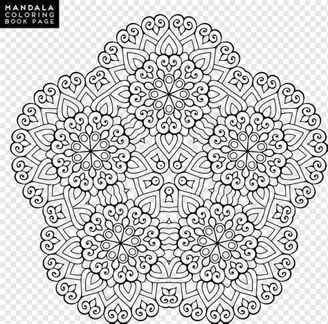 색칠하기 책에 대한 개요 만다라 장식용 라운드 장식입니다 항스트레스 치료 패턴 디자인 요소를 짜십시오 요가 로고 명상