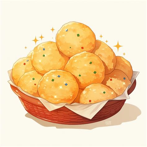 Premium Vector Hungarian Langos And Fried Bread Treat