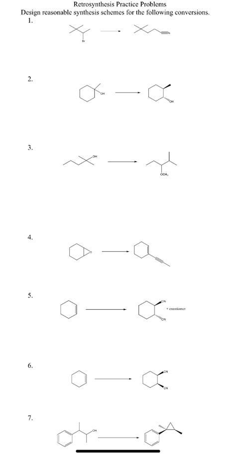 solved synthesis and retrosynthesis a synthesis problem