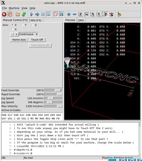 Spindle Start Stop Buttons Not Visible LinuxCNC
