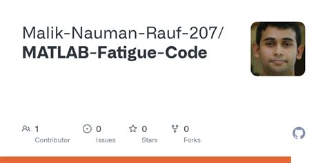 Github Malik Nauman Rauf Matlab Fatigue Code