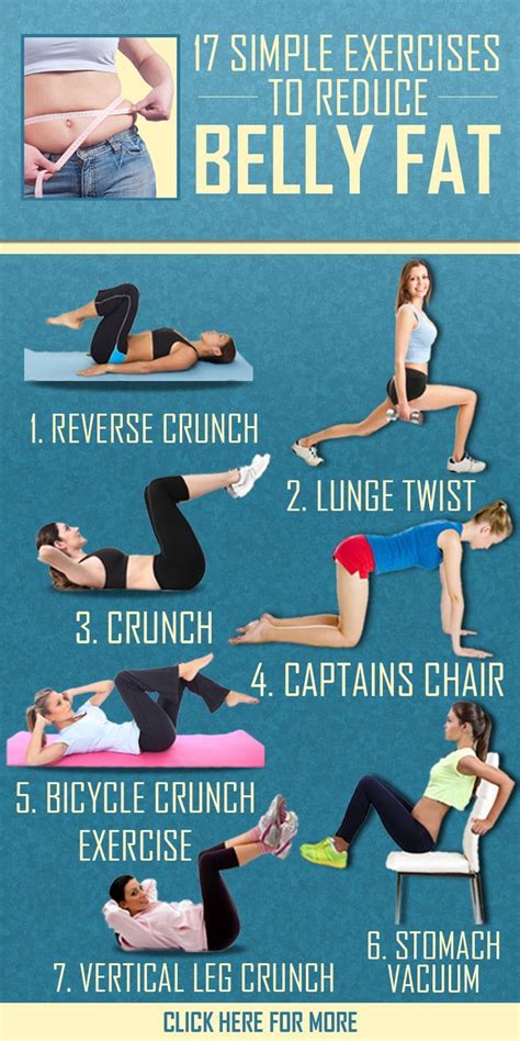 16 Simple Exercises To Reduce Belly Fat Healthy Snacks Belly Fat Workout Belly Fat Burner