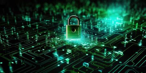 Cybersecurity And Data Protection Concept Generative Ai Stock Image Image Of Data Encryption