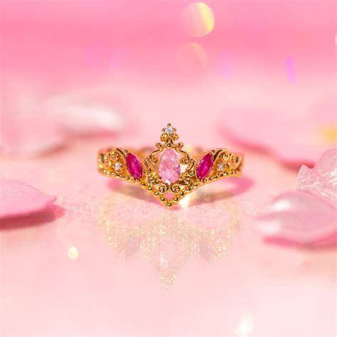 Disney Princess Sleeping Beauty Aurora Ring Girls Crew