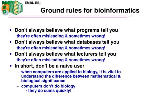 Ppt The European Macromolecular Structure Database Emsd Powerpoint