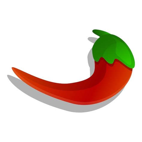 Premium Vector Red Chilli Icon Cartoon Of Red Chilli Vector Icon For Web Design Isolated On