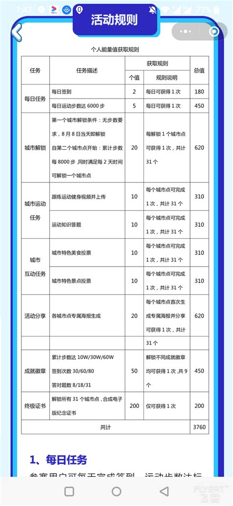 中行新活动，体总杯健步走，每天签到打卡走路60机酒卡常旅客论坛