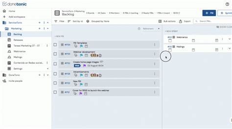 copy or move tasks and pbis donetonic