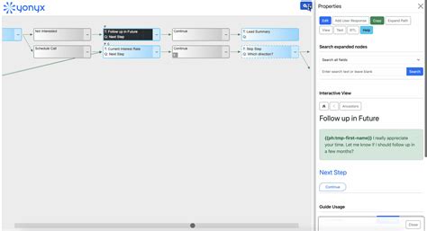 Create Call Flow Script Yonyx