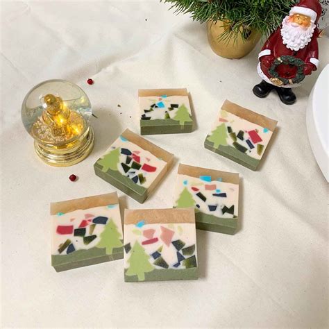 크리스마스 메리트리 임베딩 비누 만들기 솜씨당