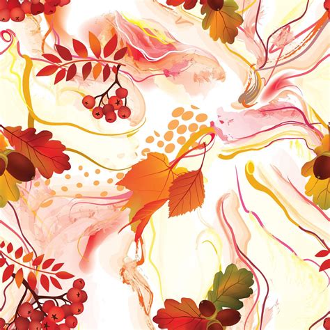 Abstract Wavy Lines Seamless Pattern Autumn Organic Texture With