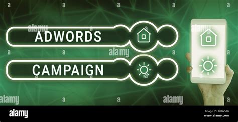 writing displaying text adwords campaign conceptual photo strategy for