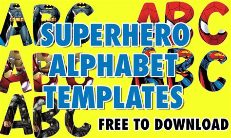 Marvel Hero Free Printable Templates Superhero Id Cards Free